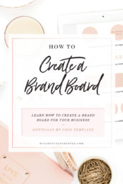 How to Create a Brand Board - Sugar Studios Design