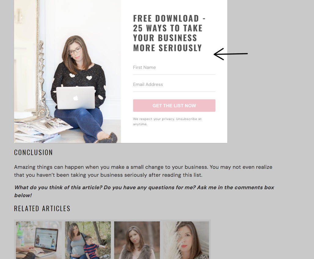 6 Places To Add a Lead Magnet to Your Website (Examples)