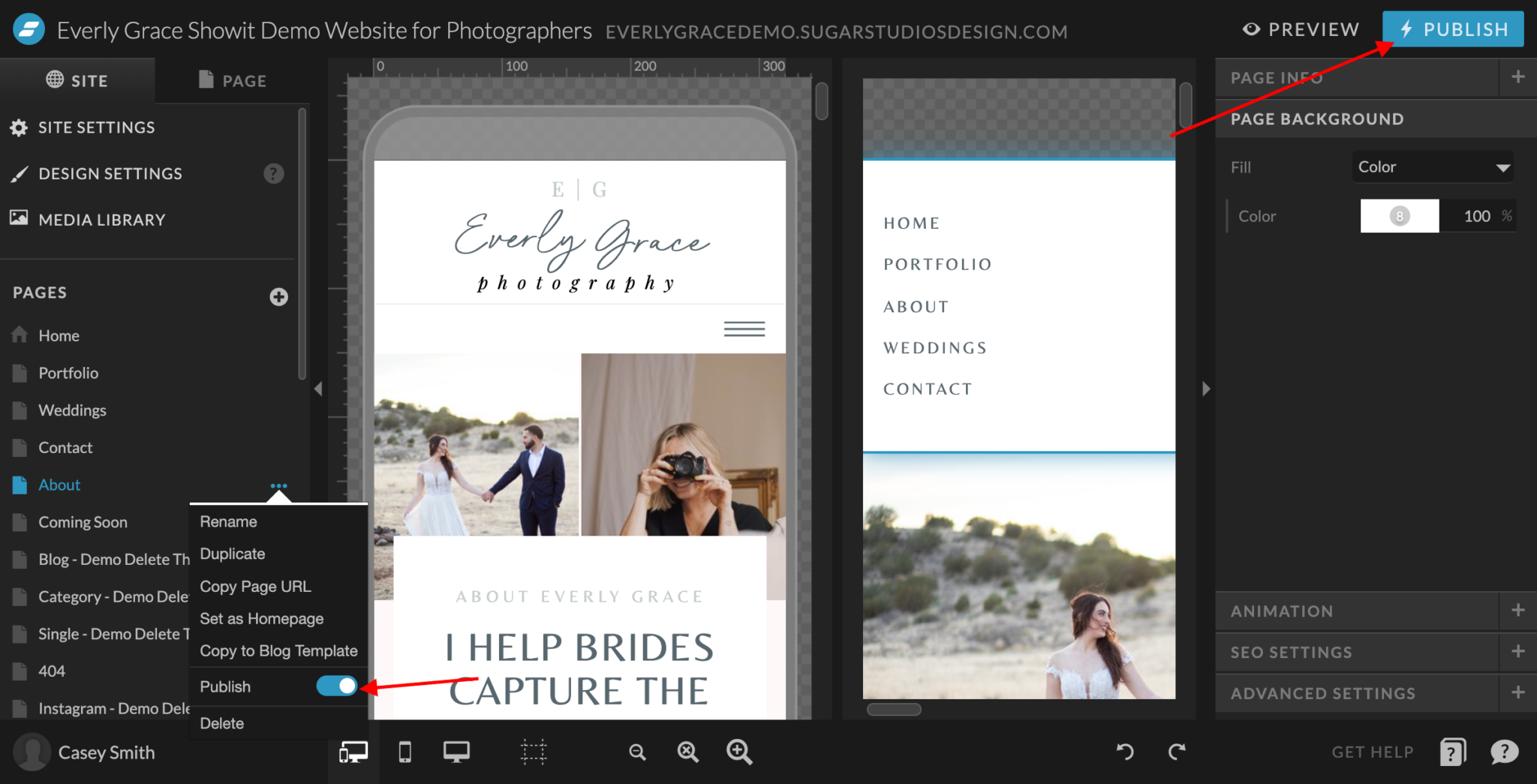 How To Unpublish Your Showit Website - Sugar Studios Design